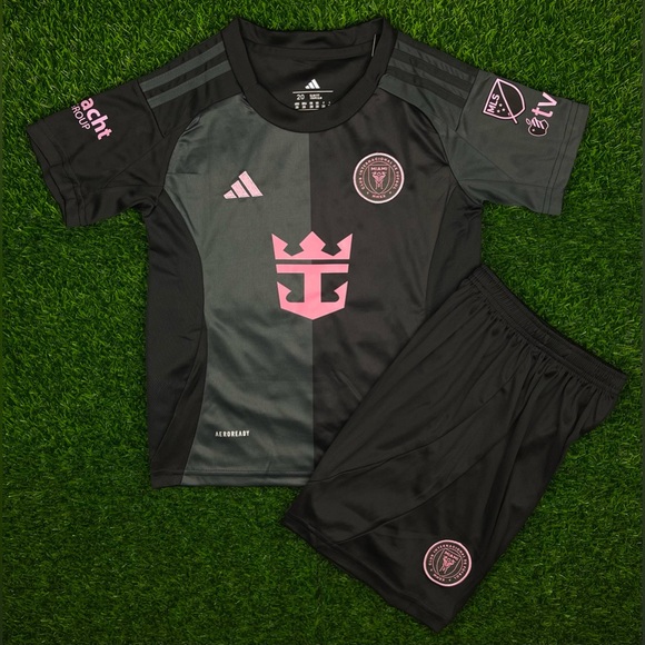 adidas | Shirts & Tops | New Club Inter Miami 225 Away Messi Kids Set ...